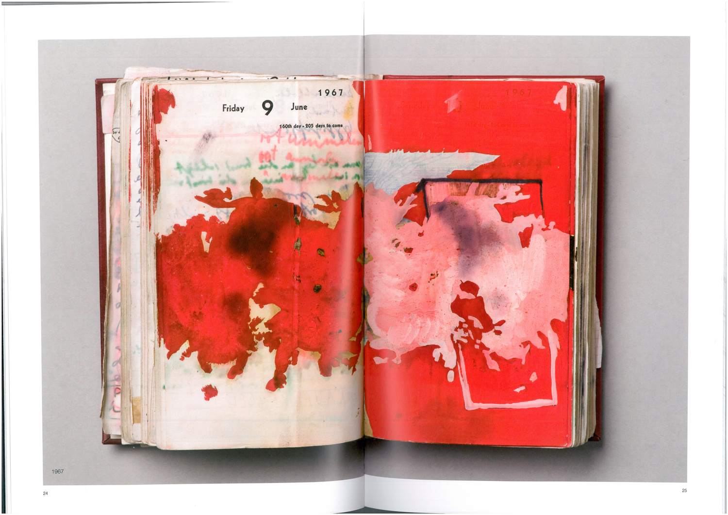 Dieter Roth, Tagebuch 1967 (Katalog Seite 24-25) – Das Kunstbuch ...